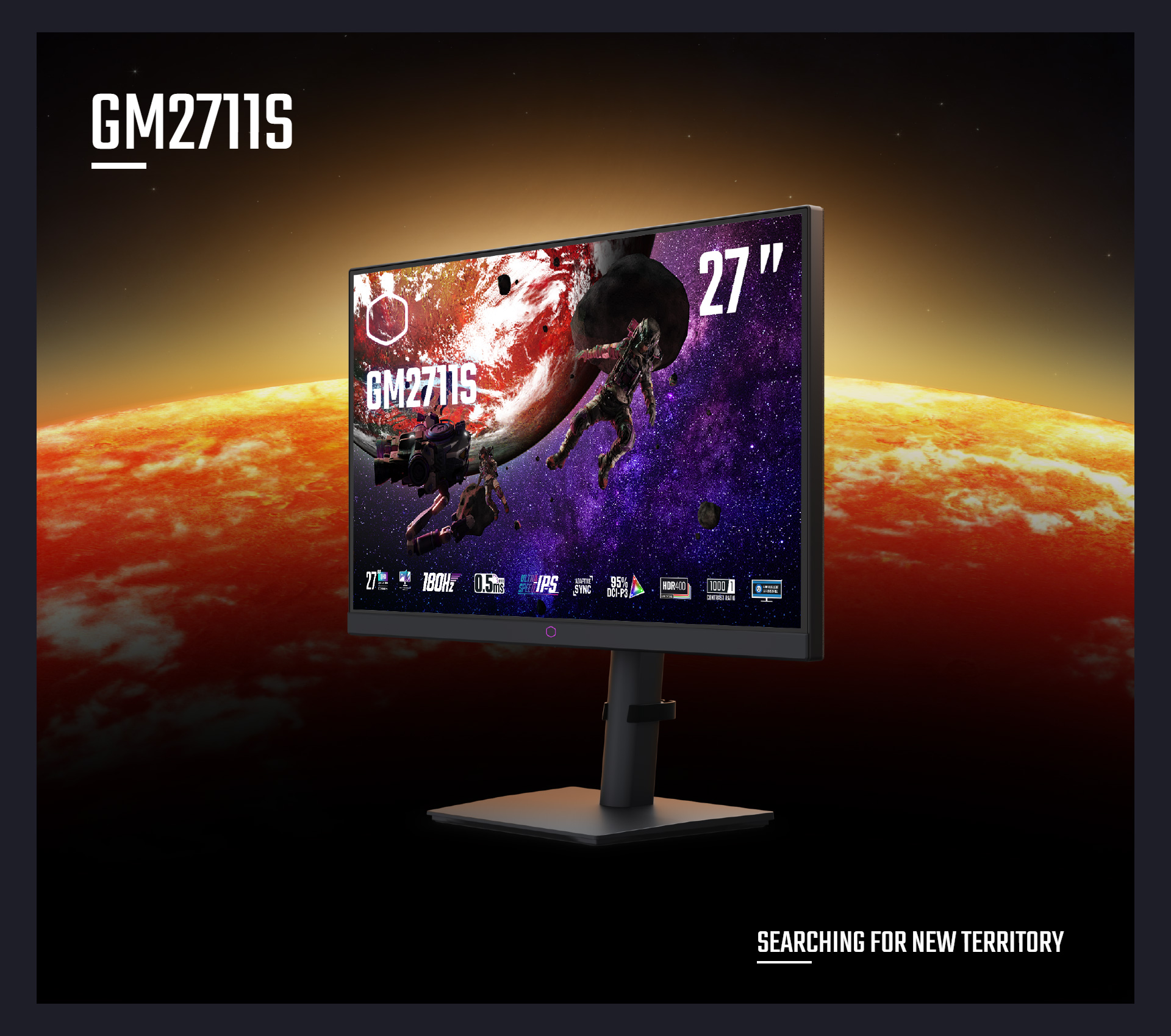 Cooler Master CMI-GM2711S-AP 27inch 180Hz Ultra-Speed IPS Gaming ...