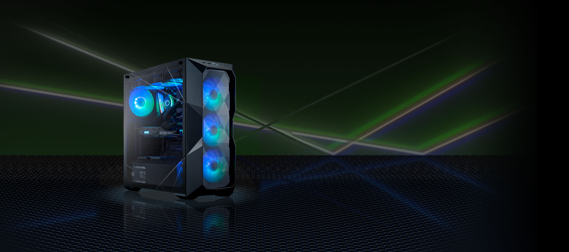 Cooler MasterBox TD500 CRYSTAL Mid-Tower ARGB TG ATX Crystal Case MCB ...