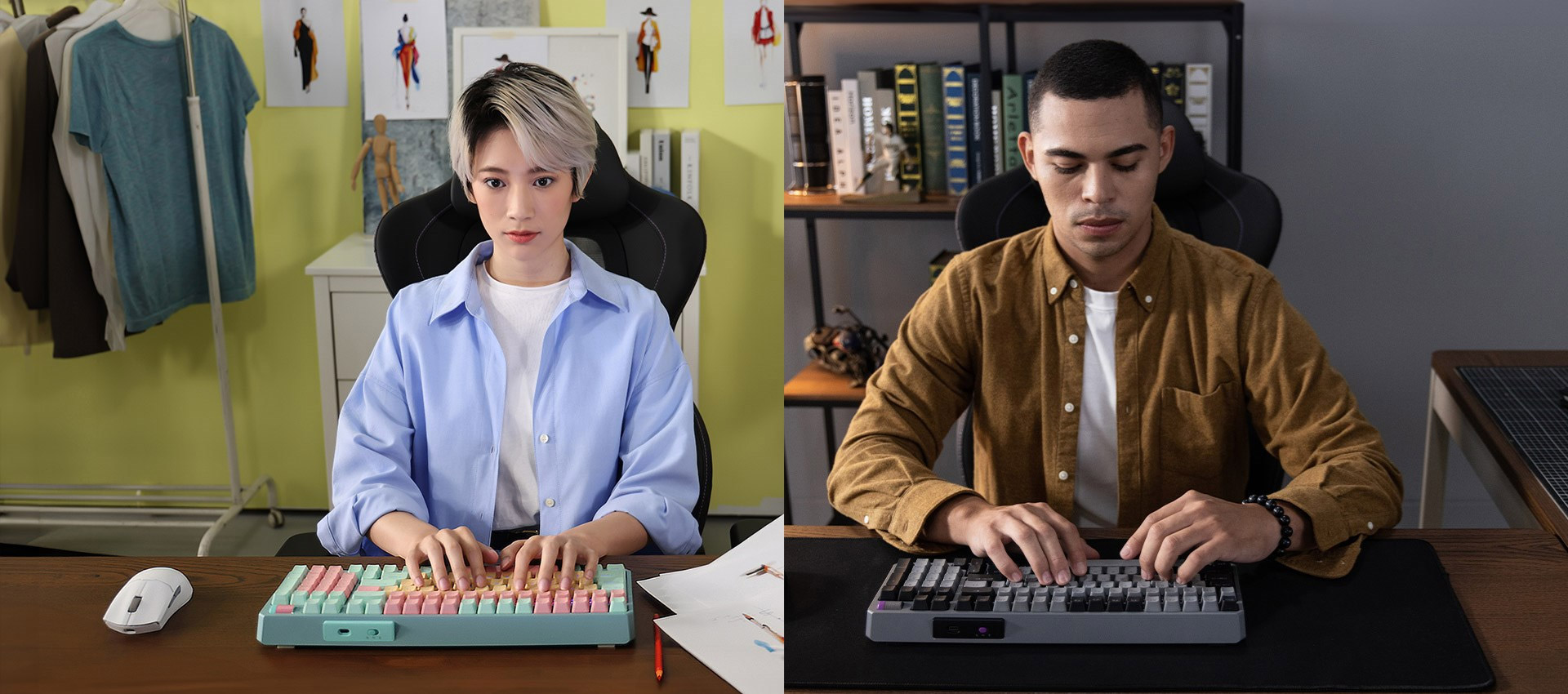 Cooler Master Macaron Wireless Gaming Keyboard Kailh Red MK-770-MCKR1 ...