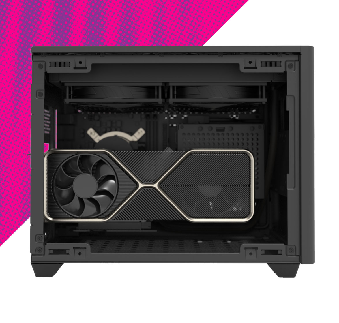 Cooler Master ITX Case 850W Gold PSU 280 AIO CPU Cooler Black NR200P ...