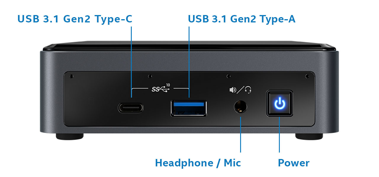 INTEL BXNUC10I3FNK4 i3-10110U NUC ULTRA MINI PC KIT