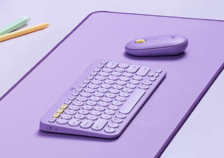 Logitech K380 Multi-Device Bluetooth Keyboard - Lavender – Computer Lounge