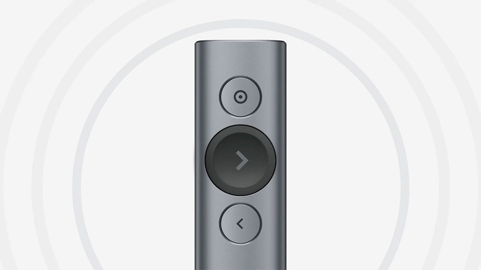 Logitech Spotlight Wireless Presentation Remote - Slate
